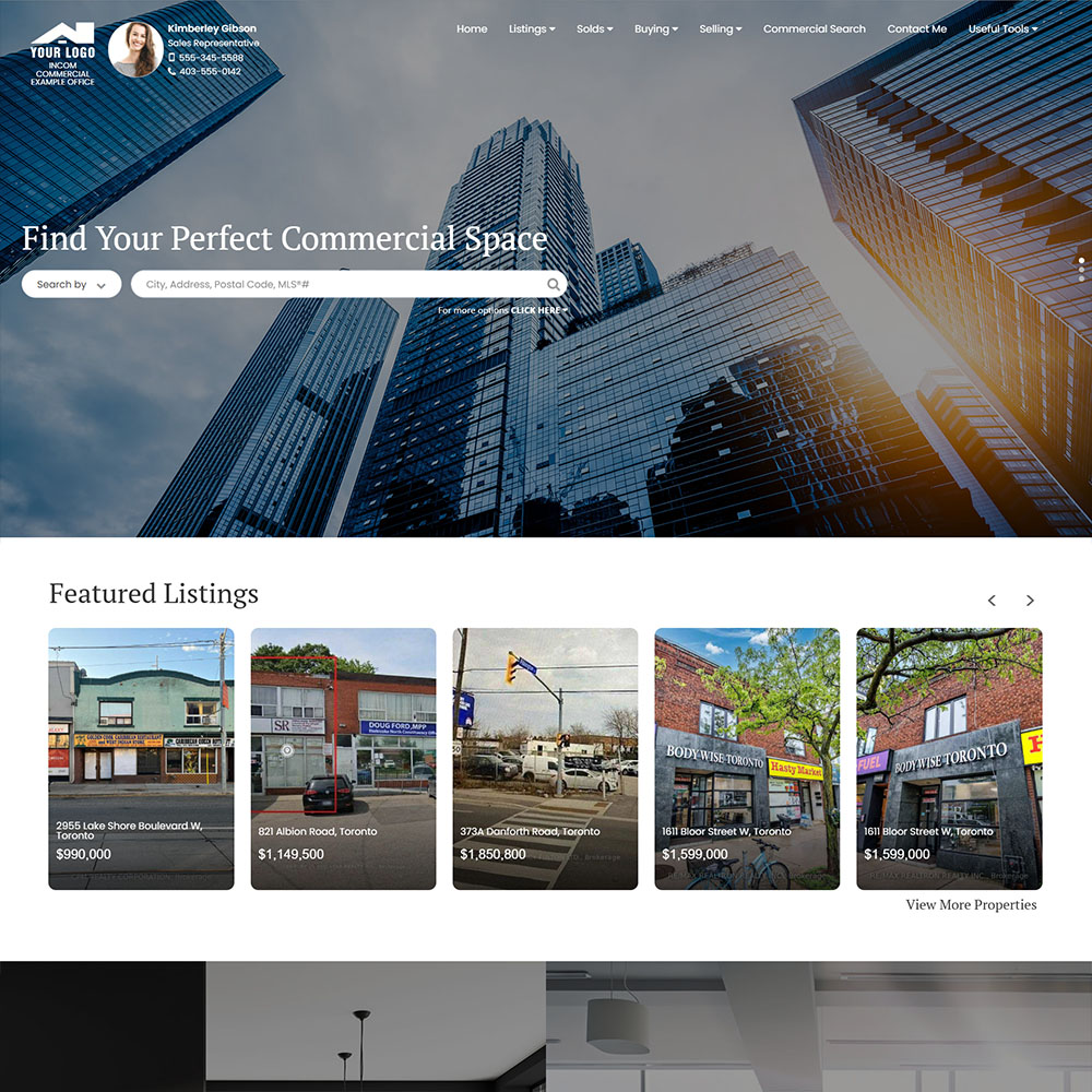 Real Estate Agent Website Designs | Web Site for REALTORS